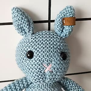 YORTOOB Easter Knitted Bunny Plush Rabbit Toy Doll Kitting Filling Toy Cartoon Toy Gift for Kids Christmas, Birthday,Interior Decoration Pendants, Great Gifts