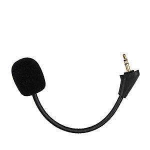 Alpha Microphone Accessories Compatible with Kingston HyperX Cloud Alpha Gaming Headset, 3.5mm Audio MIC Work for PS4, Xbox One, Nintendo Switch, Computer PC Gaming