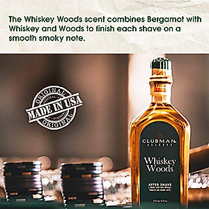 Clubman Reserve Whiskey Woods After Shave Lotion, 6 oz