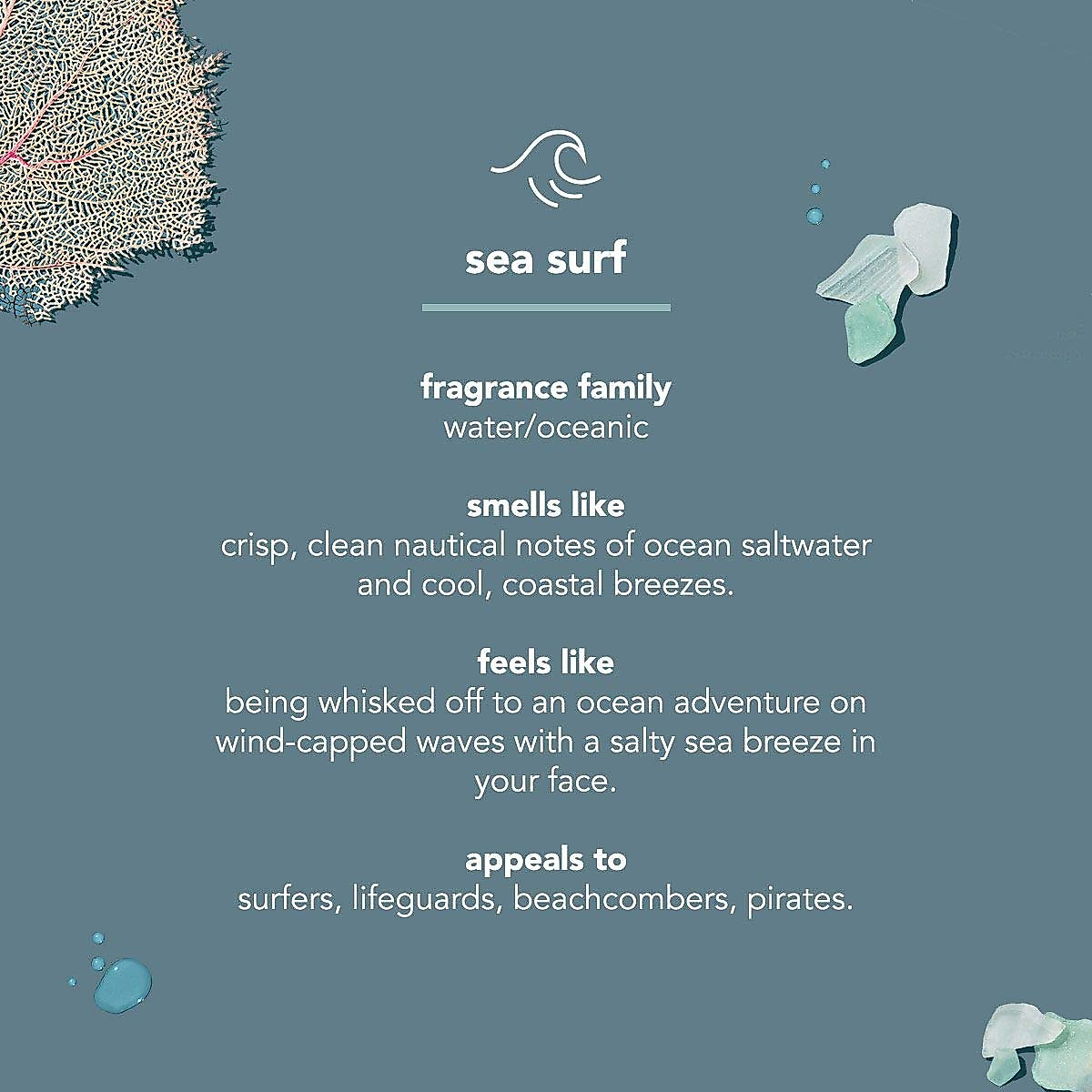 Method Men After Shave Balm for Post Shave Application, Sea + Surf, 3.4 Ounces, 3 pack