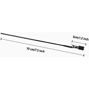 20 Pack Bendable Model Painting Alligator Clip Stick with Rubber Tips,Metal Wire Clamps Long-Tailed Clasp for Airbrush Hobby Model Parts