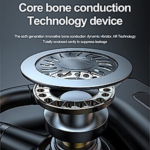 Bon-e Conduction Headphones,Open Ear Headphones Sports Wireless Earphones, Bluetooth Headphones with Built-in Mic,for Running Cycling Workouts Bluetooth 5.0 & Built-in Microphone