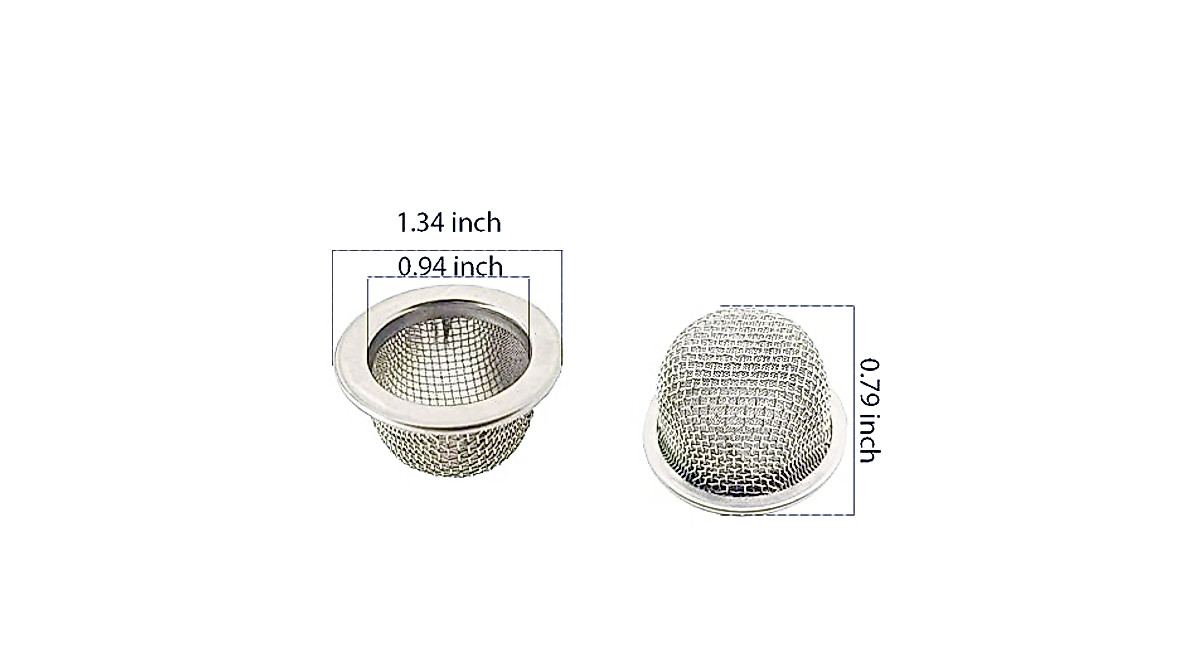 HISMOK 5PC Cocktail Smoker Filters - Washable Steel Mesh