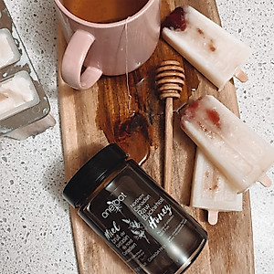 OneRoot Raw Buckwheat Honey - 500g/17.6oz, Unheated, Unfiltered and Unprocessed Natural Dark Honey, Rich in Antioxidants Pure Buckwheat Honey