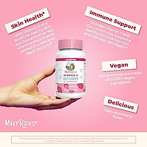 MaryRuth's Multivitamin for Women 14+ | Women's Multivitamin Gummies | Immune Support Daily Women's Multivitamin | Hair Skin and Nails Gummy Vitamins for Women | Sugar Free | 60 Count