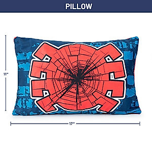 Jay Franco Marvel Spiderman Zaap 3 Piece Plush Sleepover Set