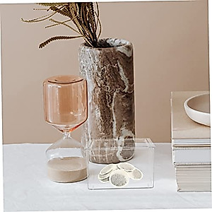 BUTIFULSIC Makeup Case Organizer Clear Organizer Box Food Tray Small Storage Bins with Lids Small Storage Containers Coffee Condiment Tea Bag Holder Pantry Organization Box Clear Tea Box Cafe