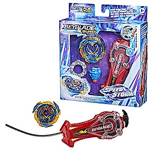BEYBLADE Burst Surge Speedstorm Spark Power Set - Battle Game Set with Sparking Launcher and Right-Spin Battling Top Toy, Red