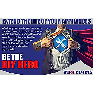 Whole Parts BBQ Grill Burner Ignitor Electrode Part # 008090-000 - Replacement & Compatible with Some Viking Grills - Replaces AP5318792 - Non-OEM Appliance Parts & Accessories - 2 Yr Warranty