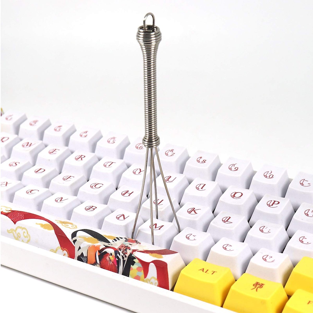 Keyboard Lube Kits 5PCS Contain GPL 205G0 Grease 0.17oz, Stem Holder Keycap Puller Lube Brush, and Switch Puller, Universal Switch Lubricant for Mechanical Keyboard Switches and Stabilizer