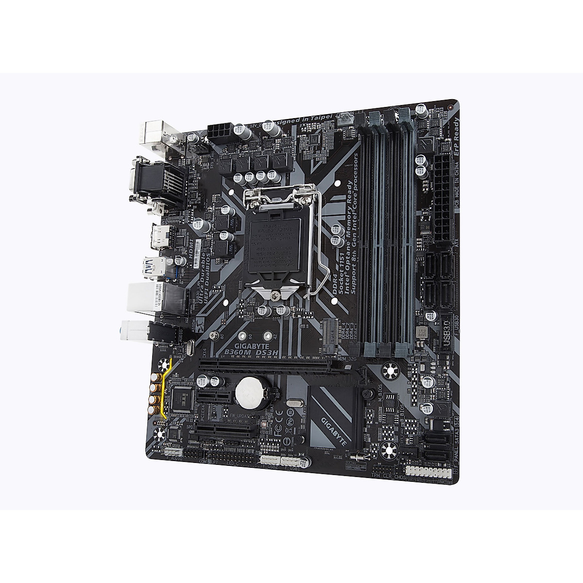 GIGABYTE B360M DS3H (LGA1151/Intel/Micro ATX/USB 3.1 Gen 1 (USB3.0) Type A/DDR4/Motherboard)