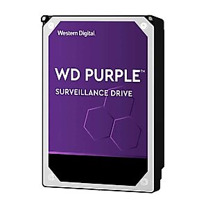 Western Digital 8TB WD Purple Surveillance Internal Hard Drive HDD - SATA 6 Gb/s, 256 MB Cache, 3.5" - WD82PURZ