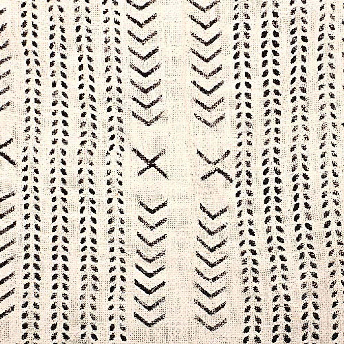 Mudcloth Throw, Ethnic Beach Blanket ,Boho Bedding ,Decorative Sofa Throw ,Couch Cover ,Woven Throws Blankets ,Indian 100% Cotton Throw ,Hand Block Print Off White Throw Blanket
