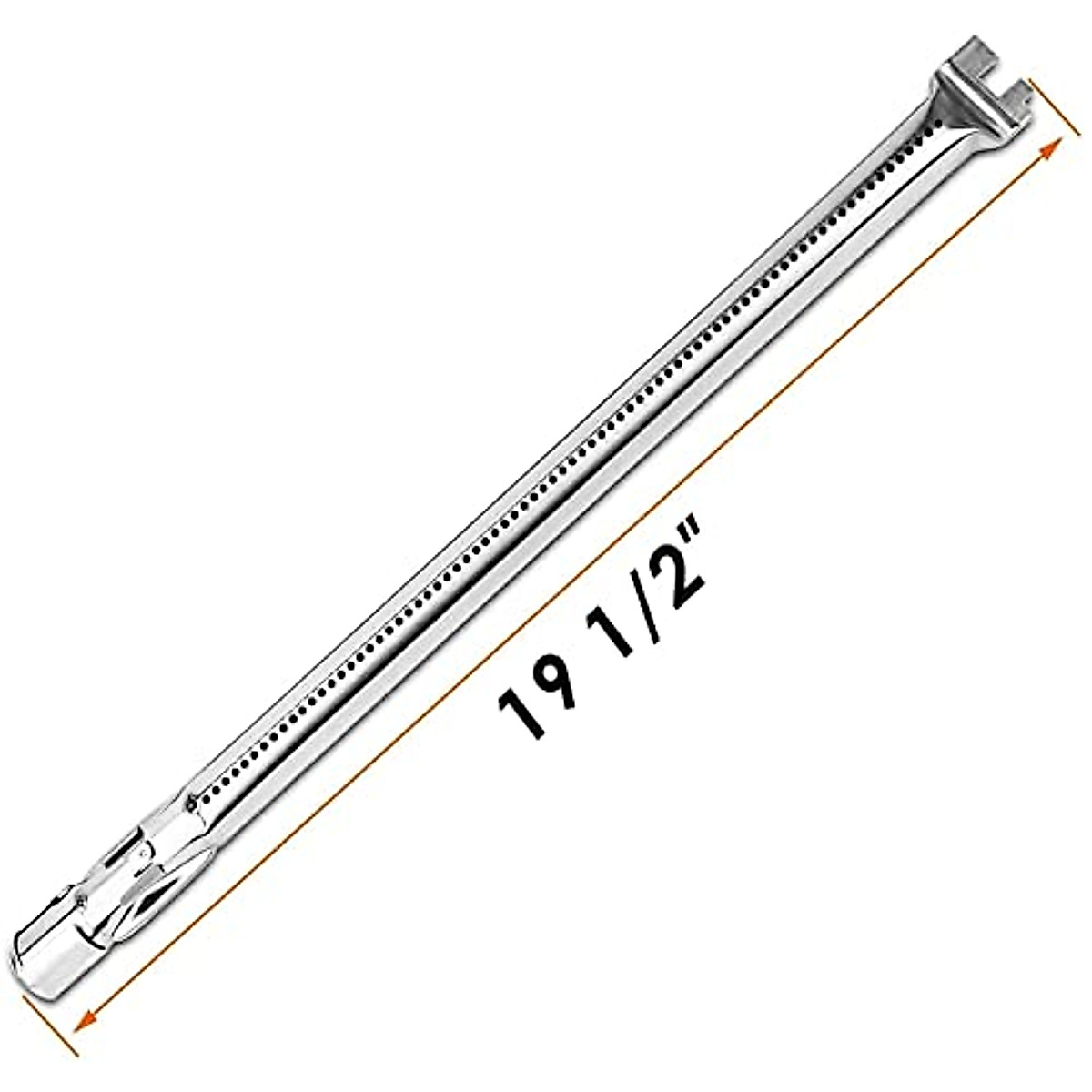 QuliMetal 304 Stainless Steel Grill Burner and SUS304 9MM for Weber Genesis 300 Series (2011-2016), Genesis E310 E320 E330 S310 S320 S330 Gas Grills with Front Control Panel