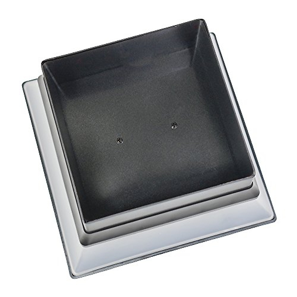 iGlow 18 Pack Black Outdoor Garden 4 x 4 Solar LED Post Deck Cap Square Fence Light Landscape Lamp Lawn PVC Vinyl Wood