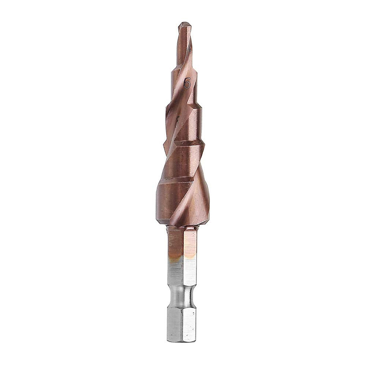 3pcs M35 Cobalt Step Drill Bit 3-12/4-12/4-20mm Step Drill Cutter 1/4 Inch Hex Shank