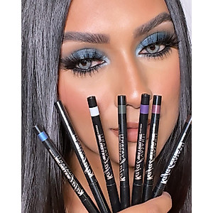 VASANTI Kajal Waterline Eyeliner Pencil - Long-lasting, Waterproof, Smudge-proof, Safe for Sensitive Eyes, Waterline Eye Liner - Opthalmologist Approved and Tested (Midnight Green)