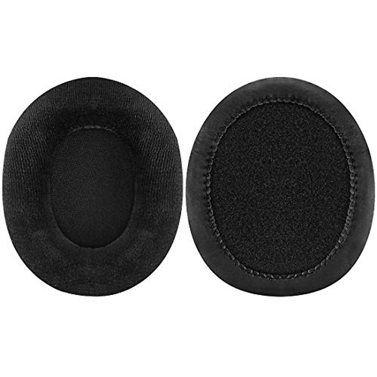 Geekria Comfort Velour Replacement Ear Pads for Shure Hpaec240, Hpaec440, Hpaec840, Hpaec940, Srh840 Srh440, Srh940 Headphones Ear Cushions, Headset Earpads, Ear Cups Cover Repair Parts (Black)