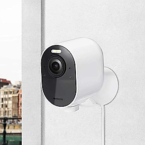 16ft/4.8m Weatherproof Outdoor Charging Cable with Quick Charge Adapter Compatible with Arlo Ultra/Ultra 2/Pro 3/Pro 4 (2 Pack, White) (NOT Compatible with Arlo Essential Spotlight)