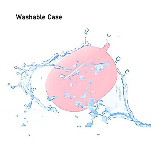 Ankersaila Soft Silicone Case Compatible with Beats Studio Buds, Scratch/Shock Resistant Protective Case Cover (Pink)