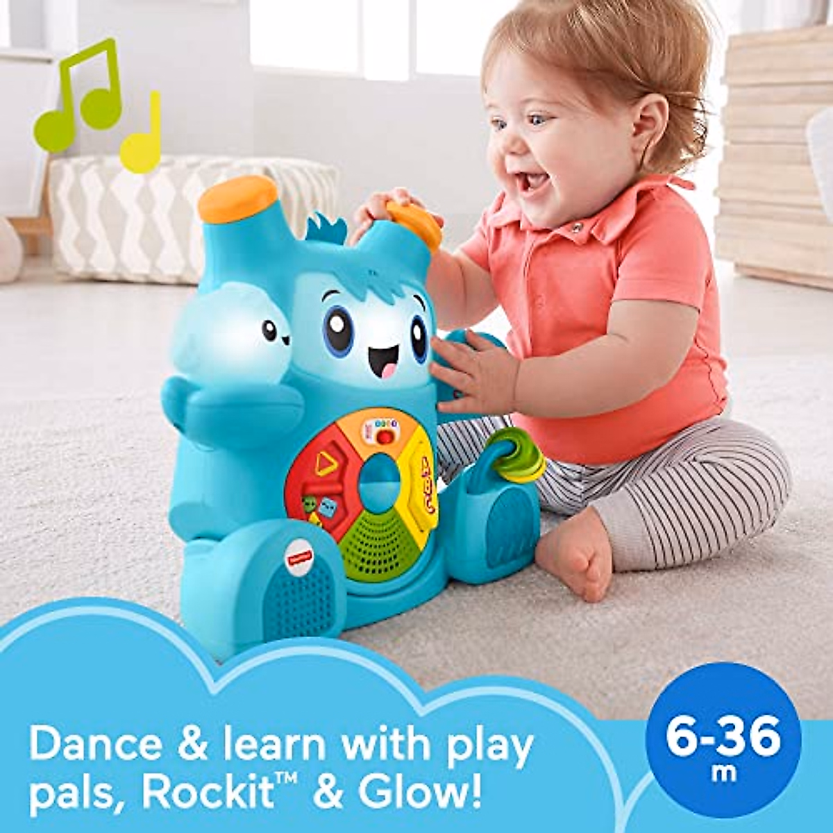 Fisher-Price Learning Toy Dance & Groove Rockit With Interactive Music Lights And Phrases For Infants And Toddlers