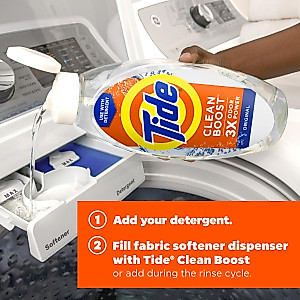 Tide Deep Cleansing Fabric Rinse with 3X Odor Power, Original Scent, 48 oz