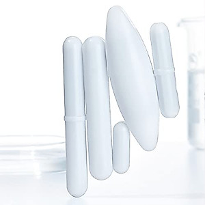 6 Pcs Magnetic Stirrer Mixer Stir bar Spinbar Stirring Mixer 3 Shapes (6, Combination Set)
