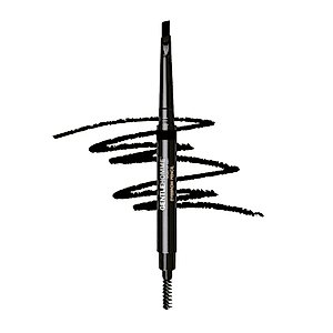 Gentlehomme - Eyebrow Pencil - Men’s Brow Pencil - 2-in-1 Brow Brush & Lead Pencil - Shape, Define & Fill In Eyebrows - Ultra-Thin Pencil - Long-Lasting Color - Vegan - Black - 1 Pencil