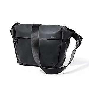 ULANZI Versatile -Camera Shoulder -Bag -Photography, Unisex Portable Travel Bag Accessories Stylish Crossbody DSLR Sling Bag Compatible with Sony Canon etc,-Matte Black