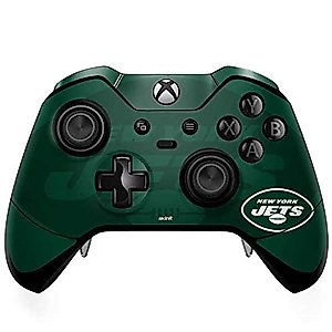 Skinit Decal Gaming Skin Compatible with Xbox One Elite Controller - Officially Licensed NFL New York Jets Double Vision Design