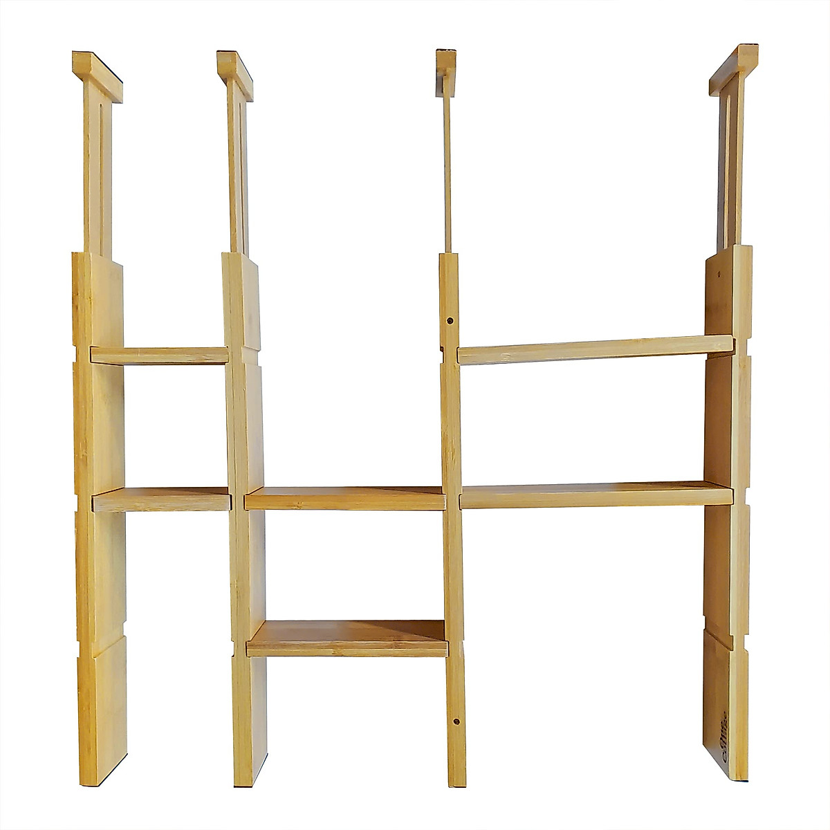 4" Bamboo Drawer Divider Add-On Connection Pieces for One Cottage Drawer Divider Sets (4") Set of Two