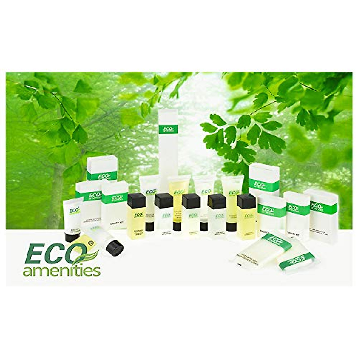 ECO Amenities Travel Size 1oz Body Lotion (BULK 72 Pack) - 30ml Tubes, Mini Lotion - Individually Wrapped Travel Lotion with Flip Cap, Bulk Travel Size Lotion for Hotels, Airbnb, Hospitality