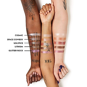 Urban Decay 24/7 Moondust Glitter Eyeshadow Single (Cosmic - Sheer White Sparkle), Buildable Sparkly Eye Glitter, Long-lasting Shimmer Finish, Reflective Eye Shadow Topper - 0.06 oz