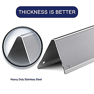 Applicable to Weber Spirit 300 Series Spirit II 300 Series Spirit E/S 310, E/S 320, E/S 330 7536 Gas Grill Stainless Steel Seasoning Stick Barbecue Accessories Flavorizer Bars