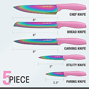 HAUSHOF Kitchen Knife Set 2PC Multifunctional Can Opener Set