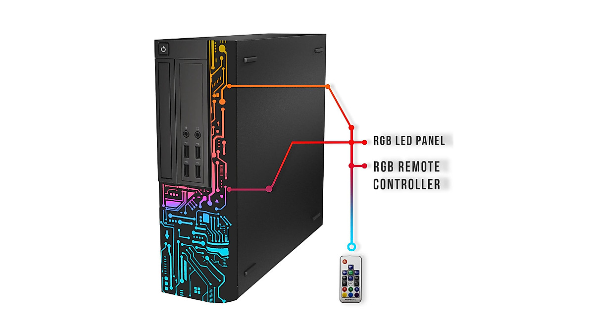 TechMagnet Gaming PC & Monitor Bundle - Intel i5, 16GB RAM
