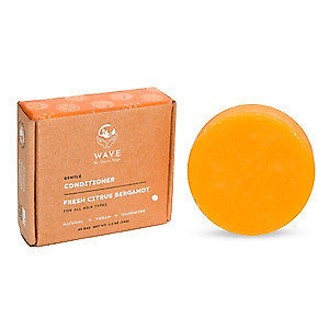 Clever Yoga Conditioner Bar - Vegan Solid Conditioner for All Hair Types, Travel-Friendly and Frizz-Free (Fresh Citrus)