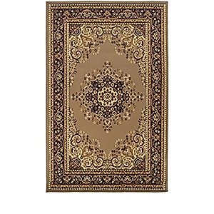 SUPERIOR Leopold Area Rug Collection Area Rug, 8' x 10' (8X10RUG-LEOPOLD)