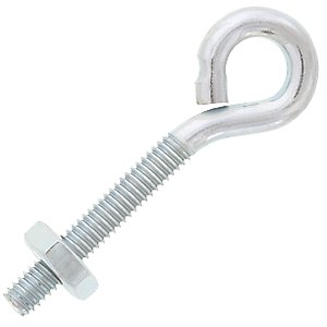 Chicago Hardware, 07010 2, Eyebolt, 8-32In, 1/4In, Turned Wire, PK10