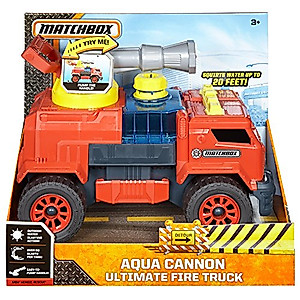 Matchbox Aqua Cannon Fire Truck Rig