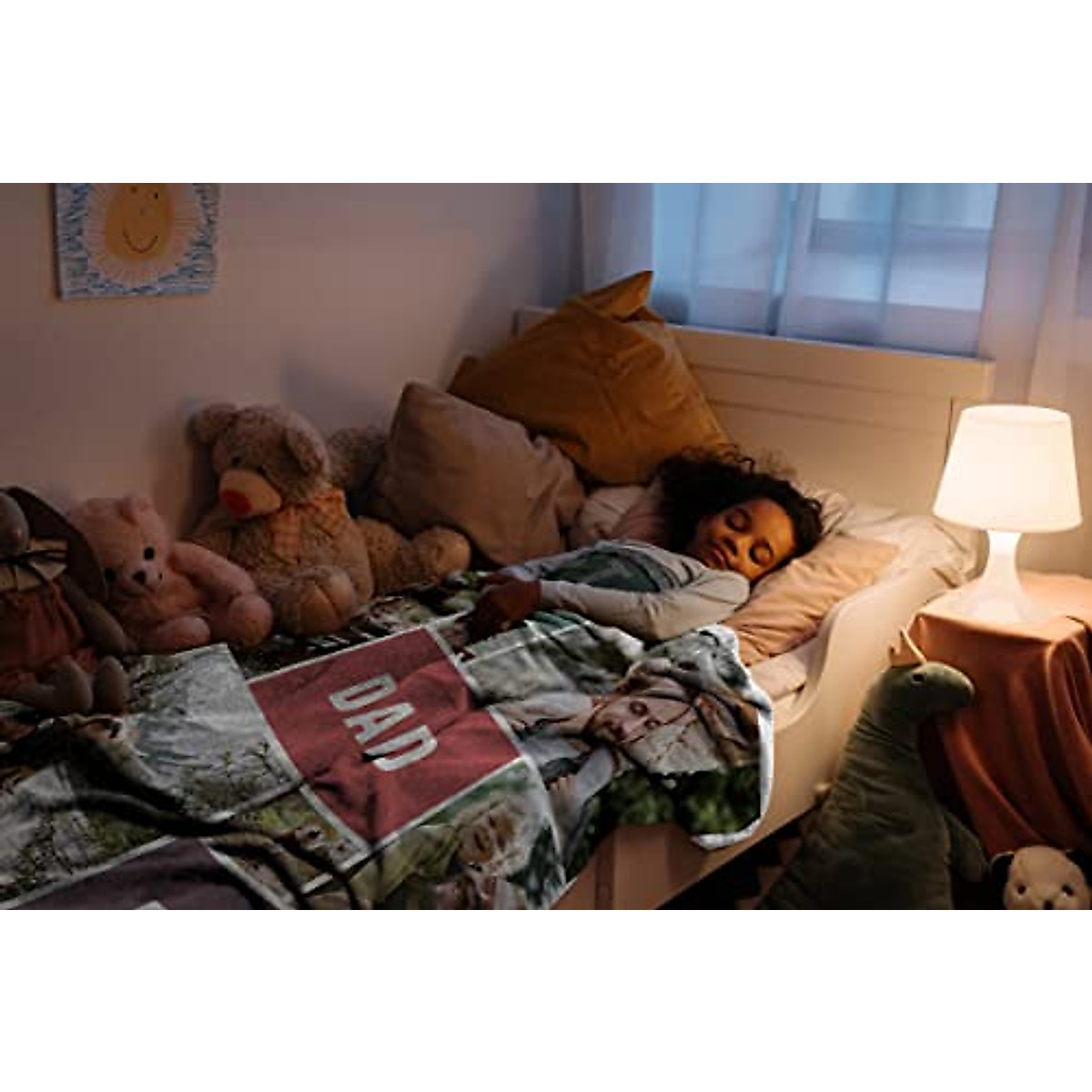 ShineSand Custom Blanket with Photo , Picture Blanket Personalized with Name Text,Customized Funny Blanket ,Fleece Throw Blanket for Bed Couch Travel…