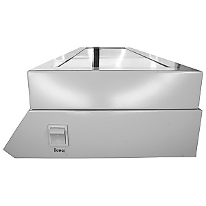 Premiere Large Slide Warmer with a hinged Aluminum Lid, Digital Temperature Control, and Easy Cord Removal for Cleaning, 66 Slide Capacity