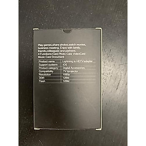 lulaven HDMI Cable for iPhone to TV, Lighting to HDMI Adapter Connector Compatible with iPhone14, 13, 12, 11 & YouTube TV Output with 1080P HD Display, Just Plug and Play (13.2FT, Gray)