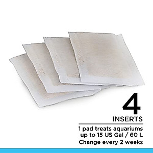 Fluval ClearX Filter Media Insert, Replacement Aquarium Filter Media, 4-Pack, A1336