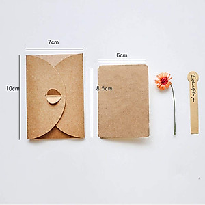 AECIH Flower Thank You Card 12 Pack All Occasion Greeting Card Handmade Invitation Card with Envelopes