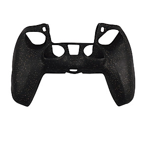 RALAN Controller Skin for PS5 Glitter Anti-Slip Silicone Cover Protector Case Compatible with PS5 Wireless/Wired Gamepad Controller with 4 Cat Paw Thumb Grip Caps & Black Pro Thumb Grip x 8.