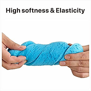Car Wash Sponge, Large Sponge for Kitchen and Household General Cleaning, 2.75in Thick Giant Bone Sponge, Individually Packaged Compressed Sponges 6PCS