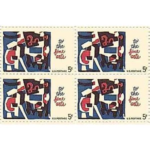 To The Fine Arts Set of 4 x 5 Cent US Postage Stamps NEW Scot 1259