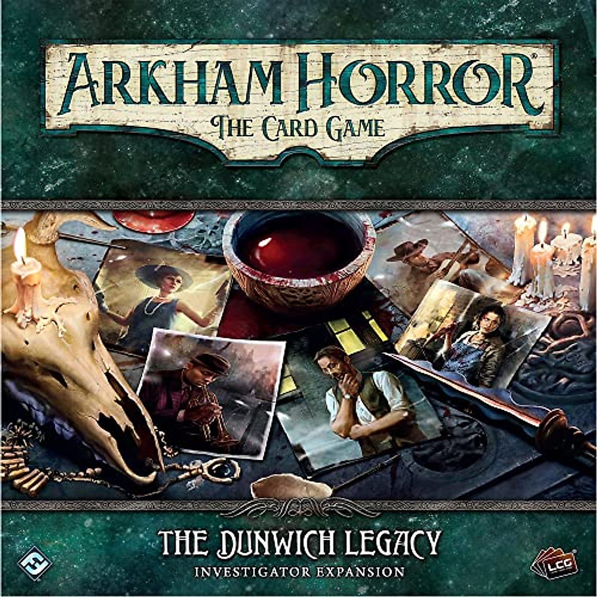 Fantasy Flight Games Arkham Horror The Card Game The Dunwich Legacy Investigator Expansion | Horror Game | Cooperative Mystery Game | Ages 14+ | 1-2 Players | Avg. Playtime 1-2 Hours | Made