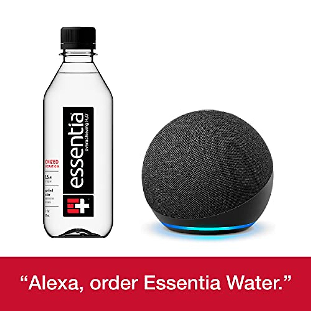 Essentia Water; Ionized Alkaline Bottled Water; 99.9% Pure; 9.5 pH or Higher; Consistent Quality in Every BPA and Phthalate-Free Bottle; 12 Fl Oz (Pack of 12)